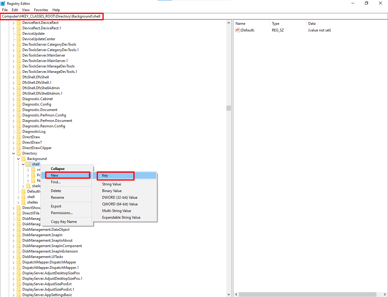 HƯỚNG DẪN TÙY CHỈNH THÊM CÁC TÍNH NĂNG VÀO MENU CHUỘT PHẢI NGOÀI MÀN HÌNH DESKTOP - CloudIT ...